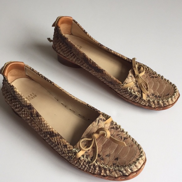 Stuart Weitzman | Shoes | Staurt Weitzman Snakeskin Loafers | Poshmark